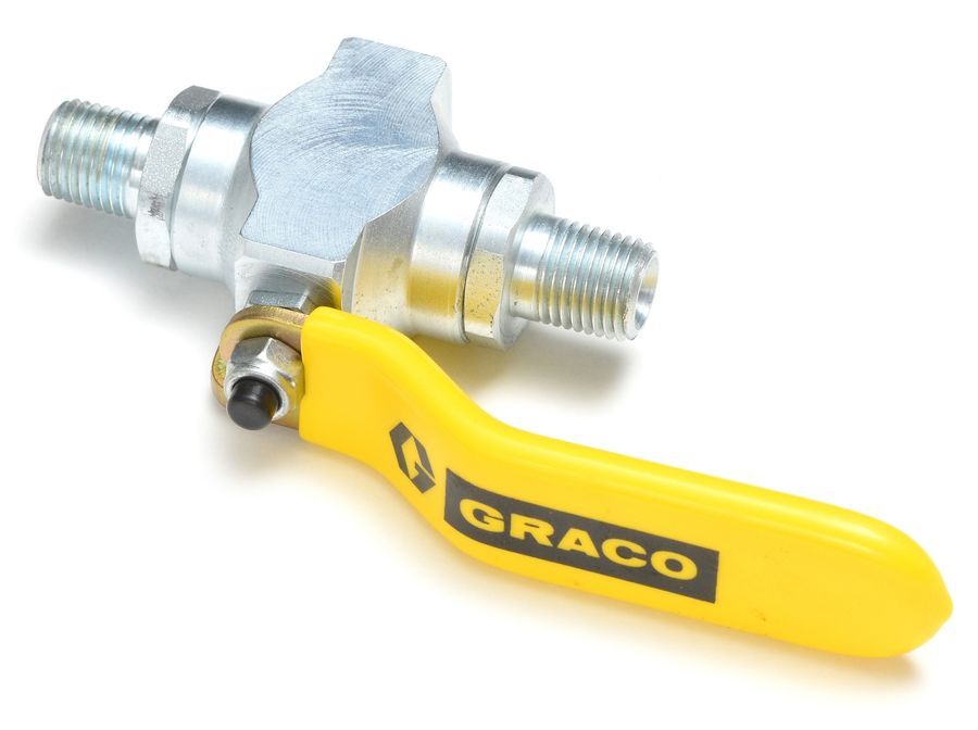 Ball Valve, 5000 PSI, CS, Inlet: 1/4" NPT (M), Outlet: 1/4" NPT (M ...