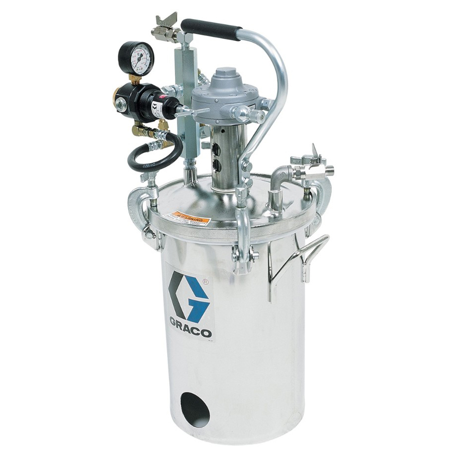 Binks Gallon Pressure Tank (Galvanized, Gear Reduced, 08/05/2023