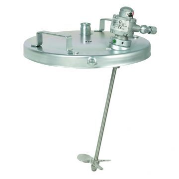 Cover-Mounted Agitator for 55 Gallon Open Drum | Spray Equipment ...