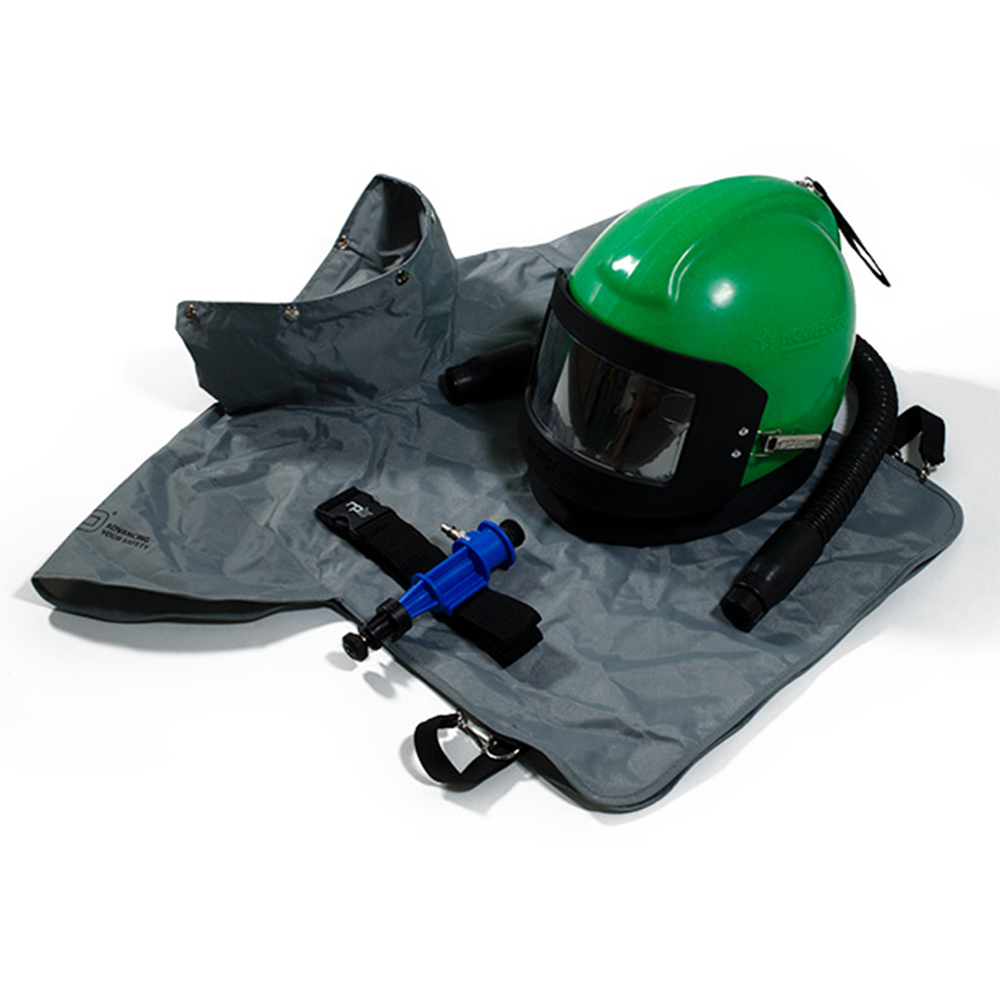 Nova 2000 Respirator with Breathing Tube, Nylon Cape and Cold Air Tube ...