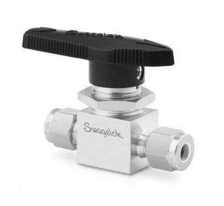 3/8" FNPT 3-Way Ball VLV HL Flow Path | Spray Equipment & Service Center