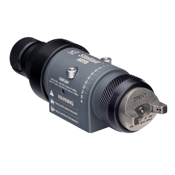 Stellair Automatic Air Spray Gun, Compliant, 0.042" Nozzle, with Fluid ...
