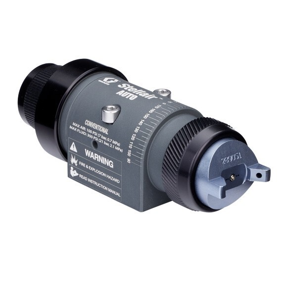 Stellair Automatic Air Spray Gun, Conventional, 0.051" Nozzle | Spray ...